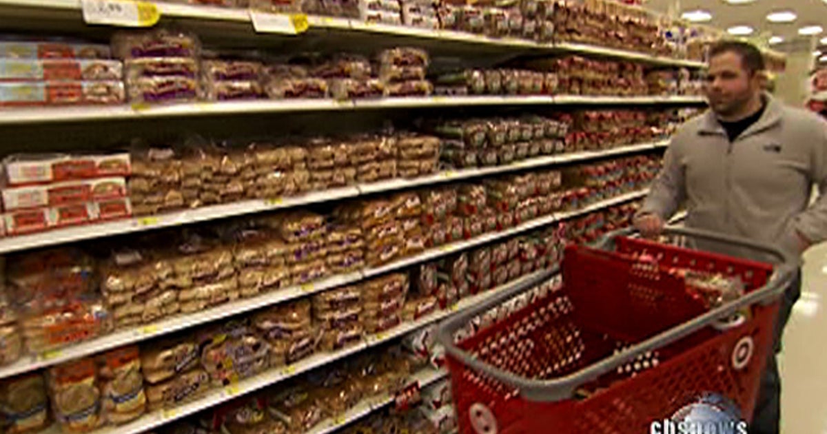 Supermarket squeeze: Paying more for less - CBS News