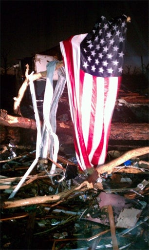 Joplin twister decimation from the ground
