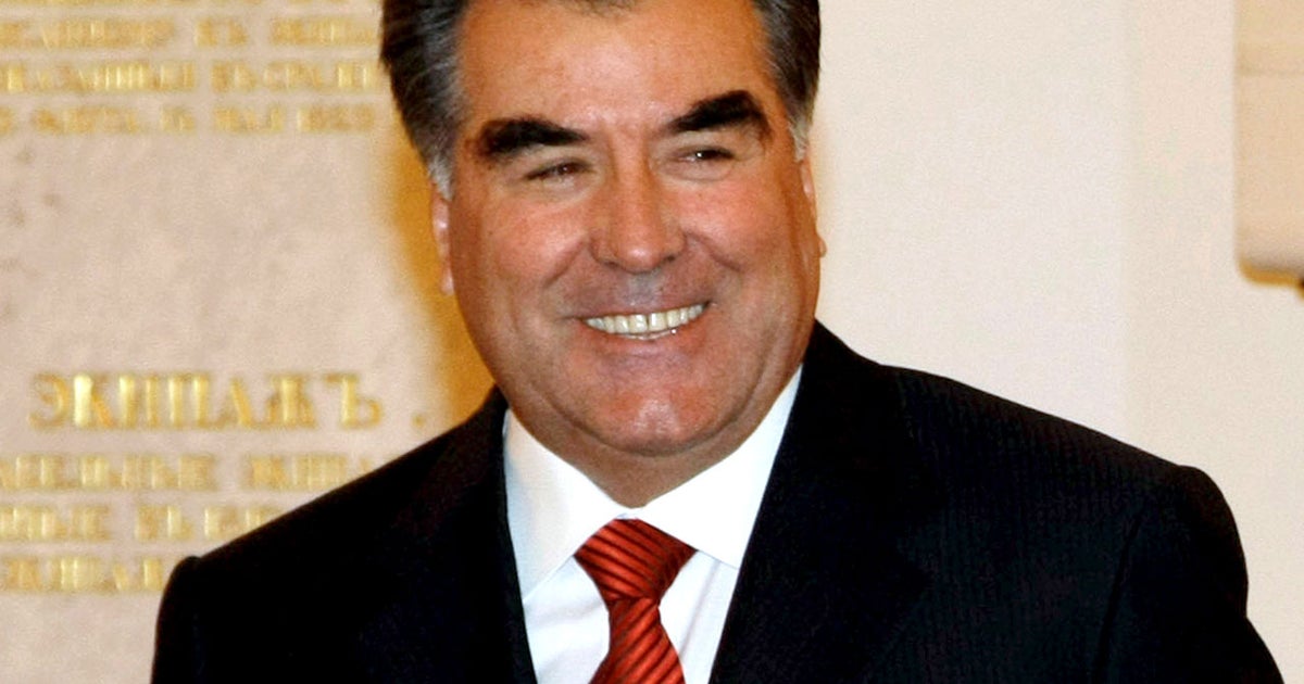 The world's enduring dictators: Emomali Rahmon, Tajikistan - CBS News