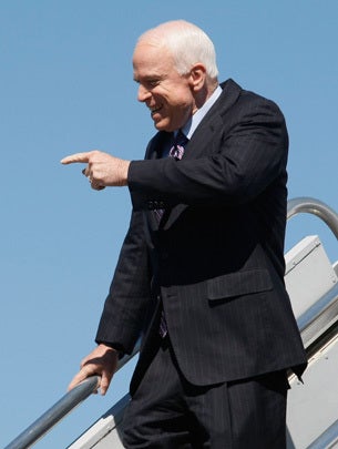 What are they pointing at?