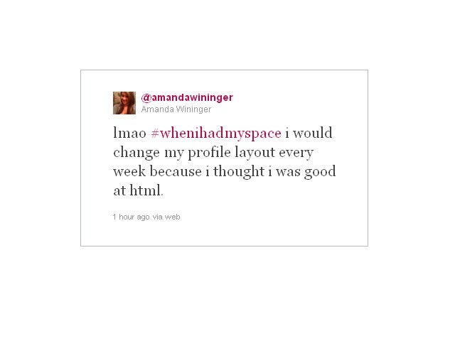 20 funny "when I had Myspace" tweets