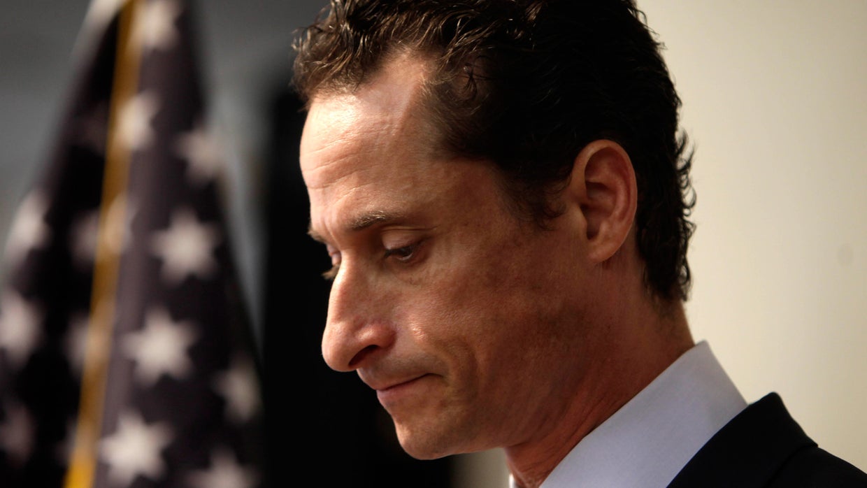 Anthony Weiner announces resignation from Congress - CBS News