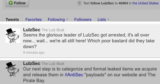 LulzSec responds to UK hacker arrest, says "we're all still here ...
