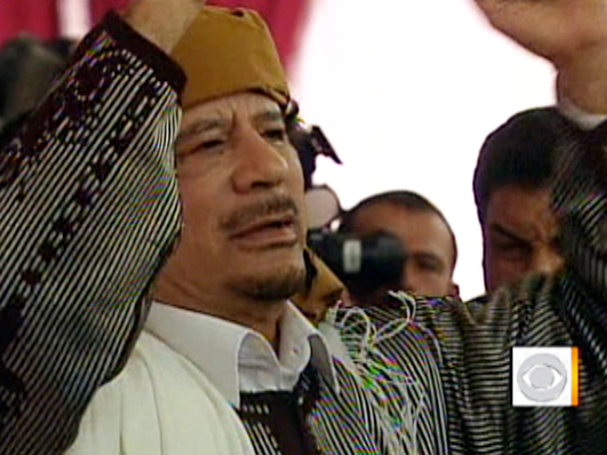 Qaddafi calls on Libyans to resist rebel forces - CBS News