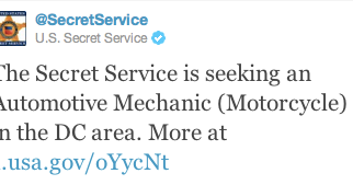 U.S. Secret Service seeking motorcycle mechanic on Twitter - CBS News