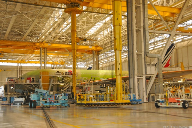 Assembling the Airbus A380