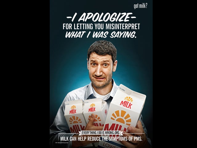 Got PMS? Get milk - 7 bold new ads