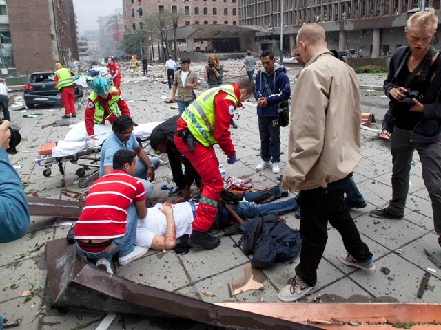 Bomb strikes Norway's capital