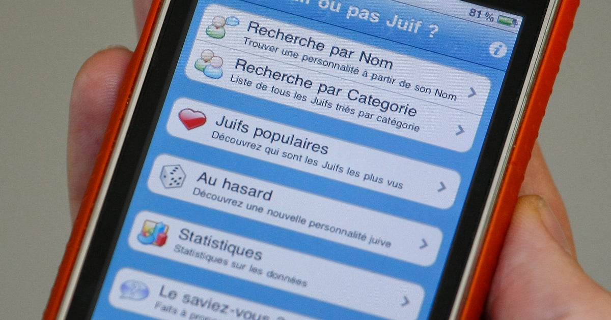 "Jew or Not Jew" app riles anti-racism group - CBS News