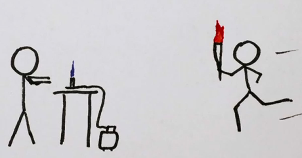 The physics of fire explained with stop-motion - CBS News