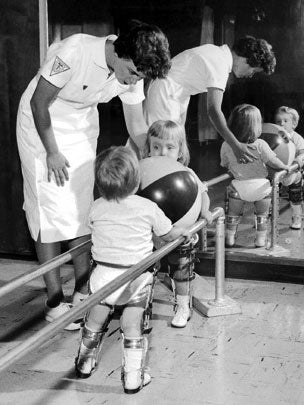 Poliomyelitis: 24 photos of crippling disease