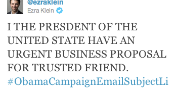 Obama campaign email subject lines - CBS News
