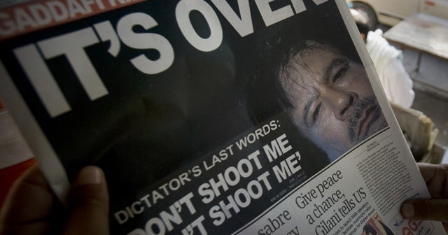 The death of Muammar Qaddafi