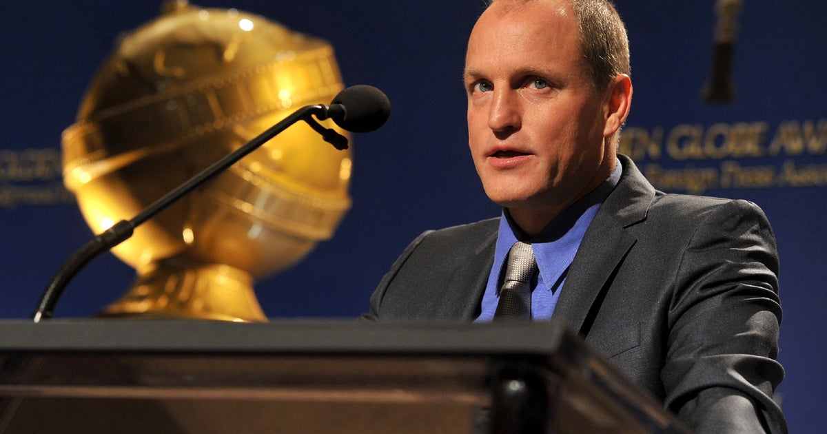 Harrelson plugs new film during Globe nominations - CBS News
