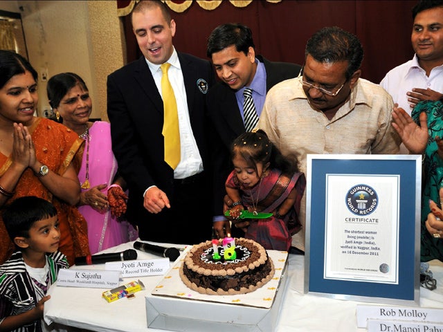 2-foot tall Indian woman named world's shortest