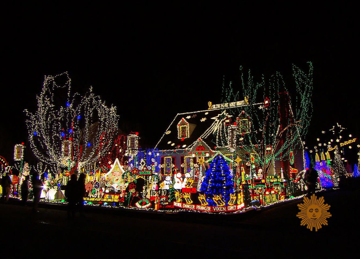 Tacky holiday lights