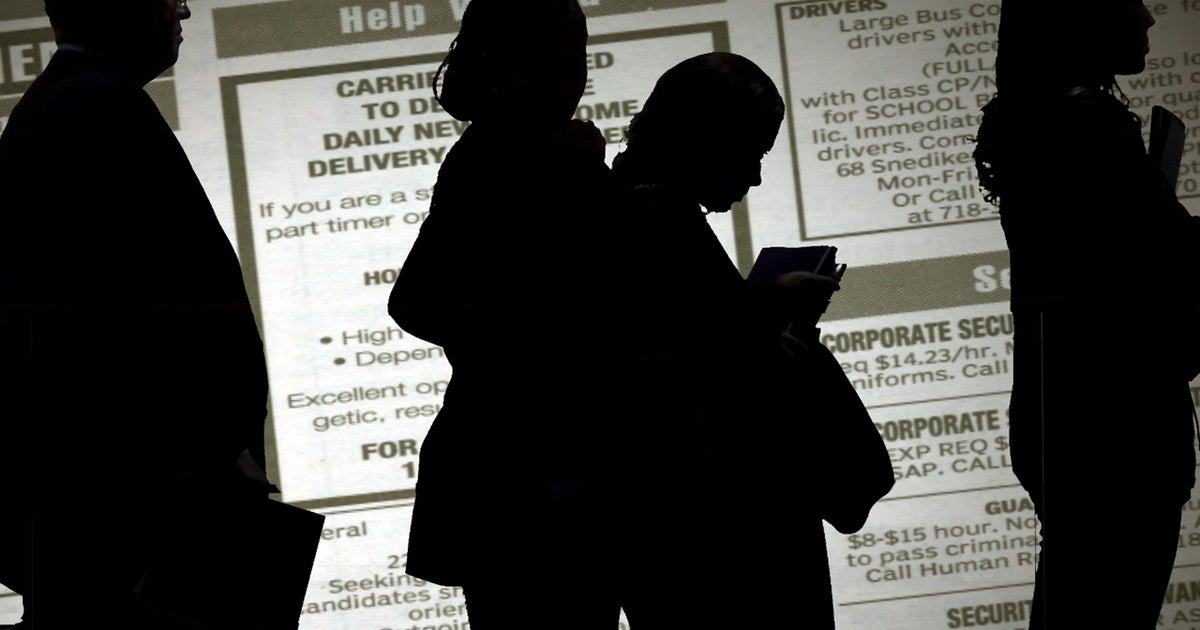 Fewer seek unemployment aid, matching 4-year low - CBS News