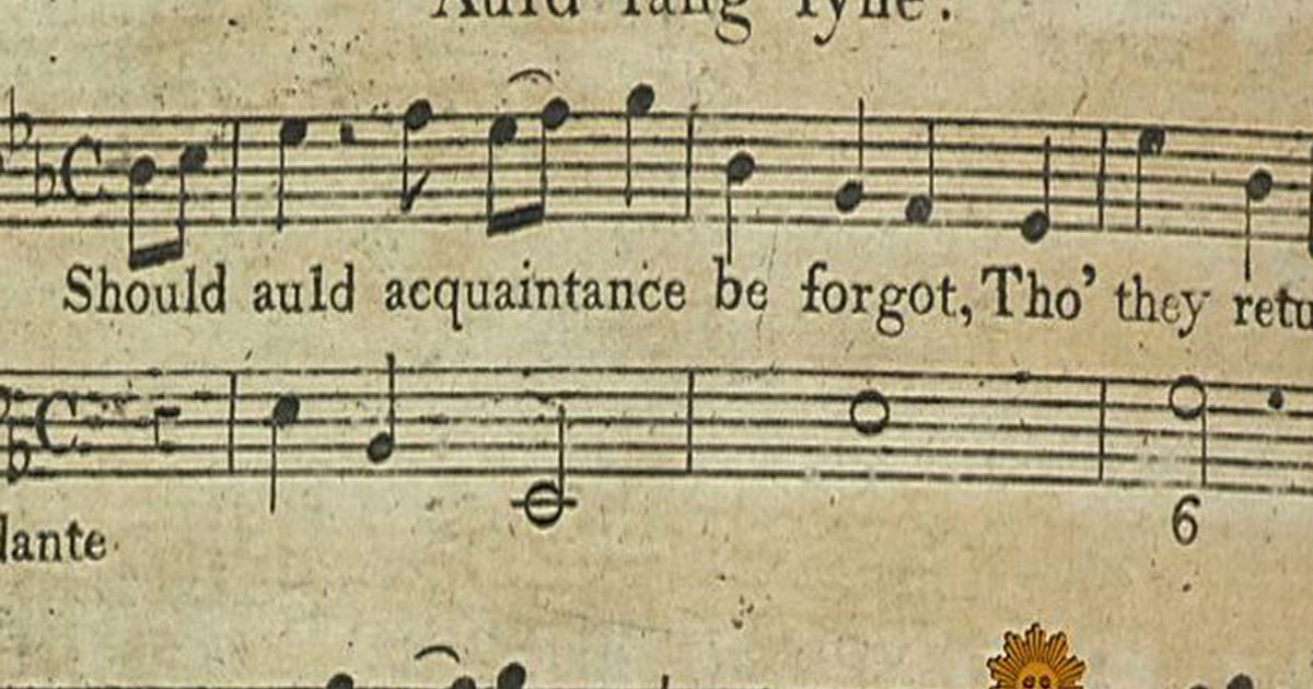 The New Year's song: "Auld Lang Syne" - CBS News
