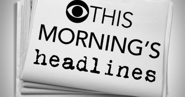 "CBS This Morning" top headlines -- Jan. 10, 2012 - CBS News