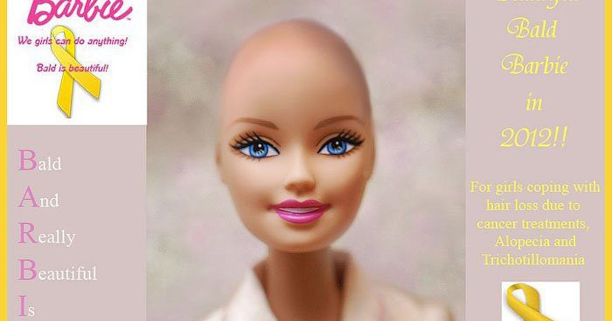 Beautiful and Bald Barbie campaign gains traction - CBS News