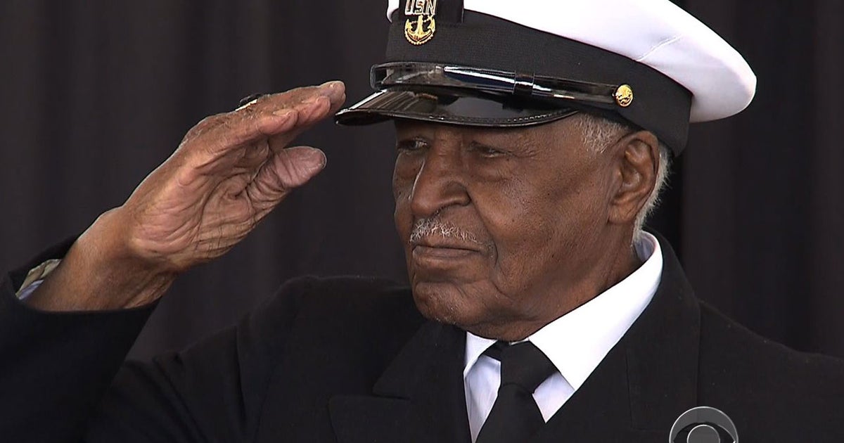 Honoring a Navy vet's heroism, 66 years later - CBS News