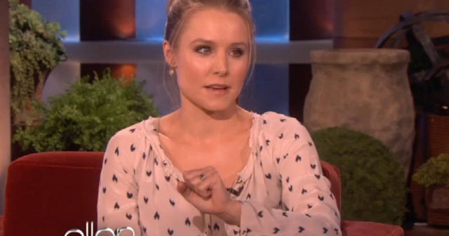 Kristen Bell reveals her sloth-induced birthday meltdown - CBS News