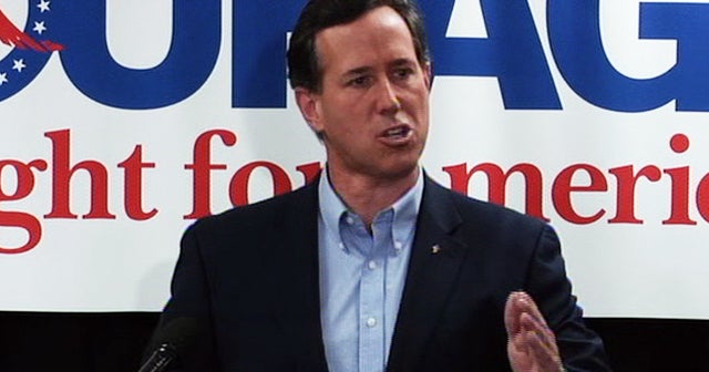 Santorum doles out tough medicine on drug costs - CBS News