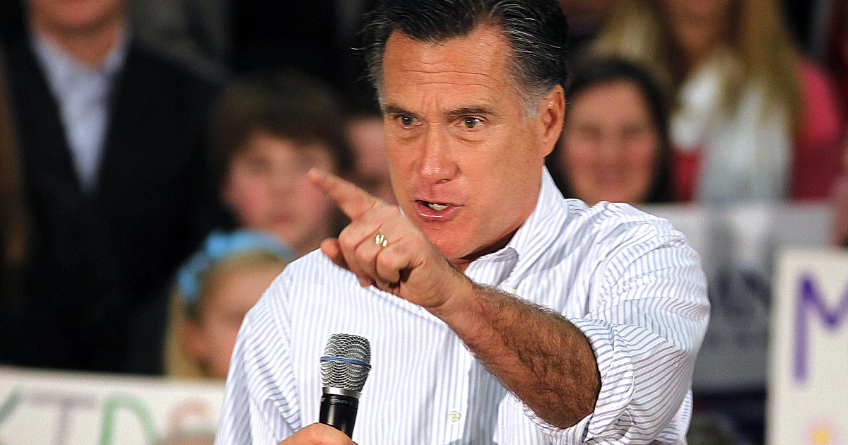 Romney: Republicans "care about people" - CBS News