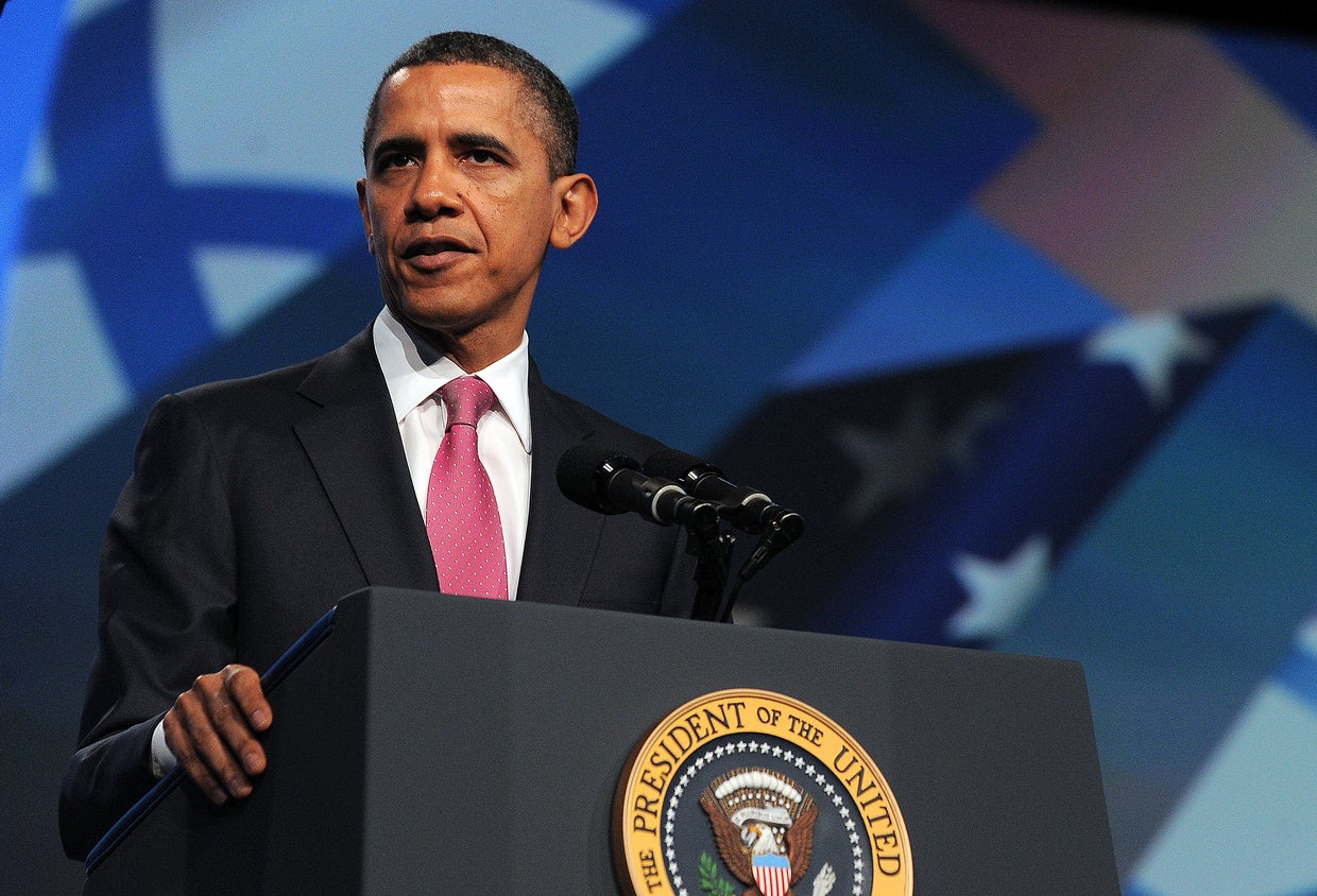 Obama talks tough at AIPAC, urges caution on Iran - CBS News