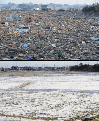 Japan tsunami recovery: Then and now