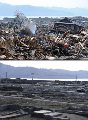 Japan tsunami recovery: Then and now
