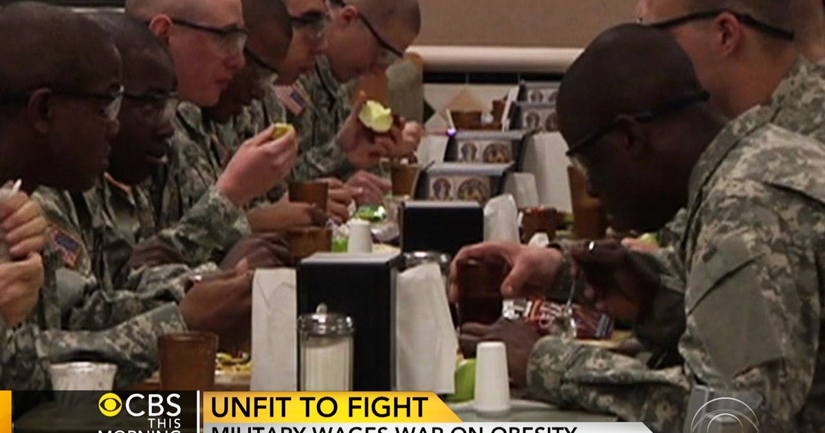 Too fat to serve: Military wages war on obesity - CBS News