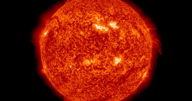 The Sun's spectacular light show