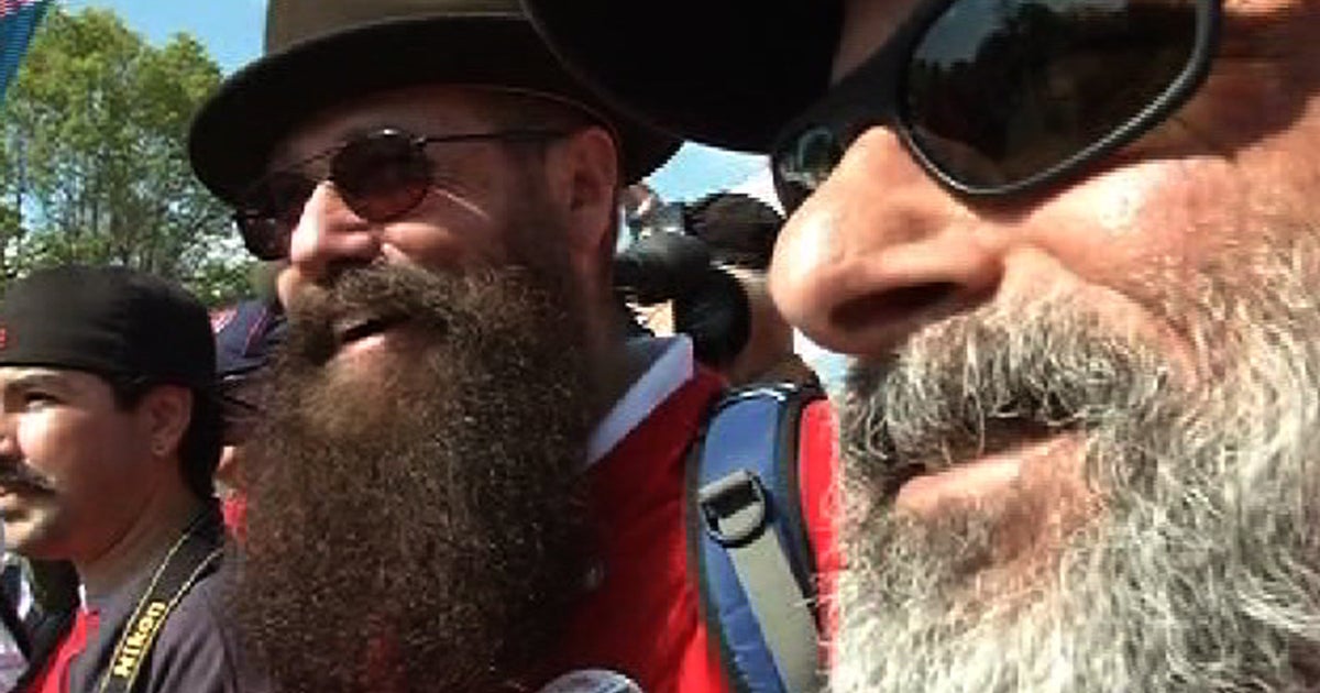 "Million Mustache March" in D.C. - CBS News
