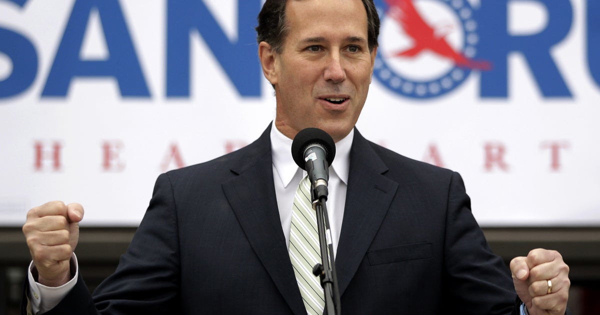 Santorum: "May looks very, very good" - CBS News