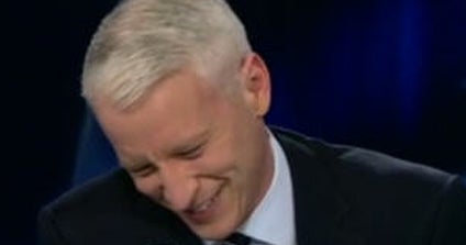 Anderson Cooper has another on-air giggle fit - CBS News