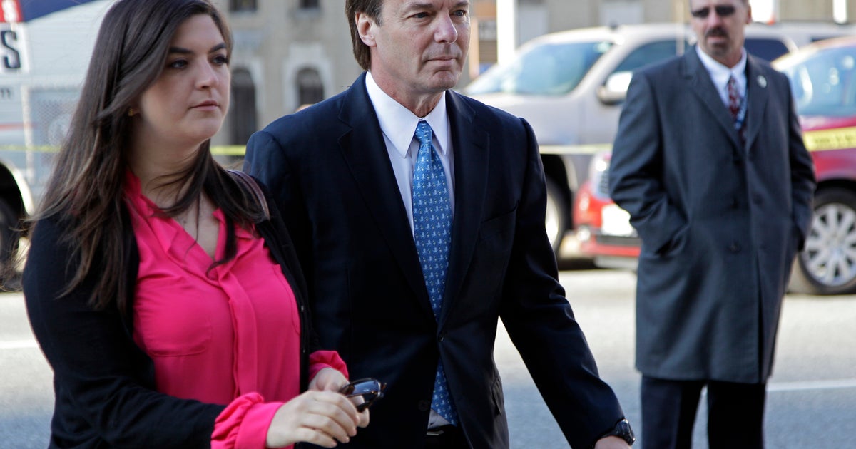 Edwards daughter leaves courtroom in tears - CBS News