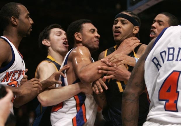Top 10 worst fights and cheap shots in NBA history