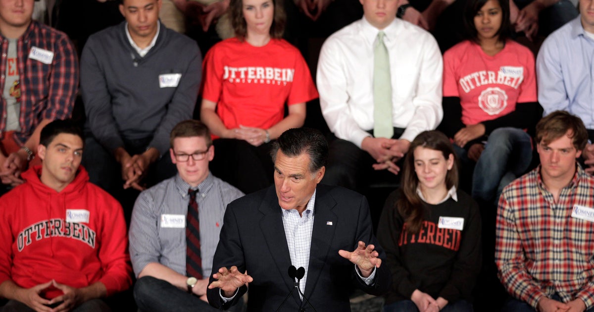 Romney advice to students: Take a risk to start a business - CBS News