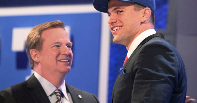 Draft reunites Stanford TE Fleener with QB Luck - CBS News