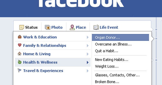 Study: Allowing organ donation status on Facebook increased number of ...