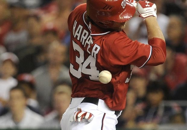 Cole Hamels suspended 5 games for throwing at Bryce Harper - CBS News