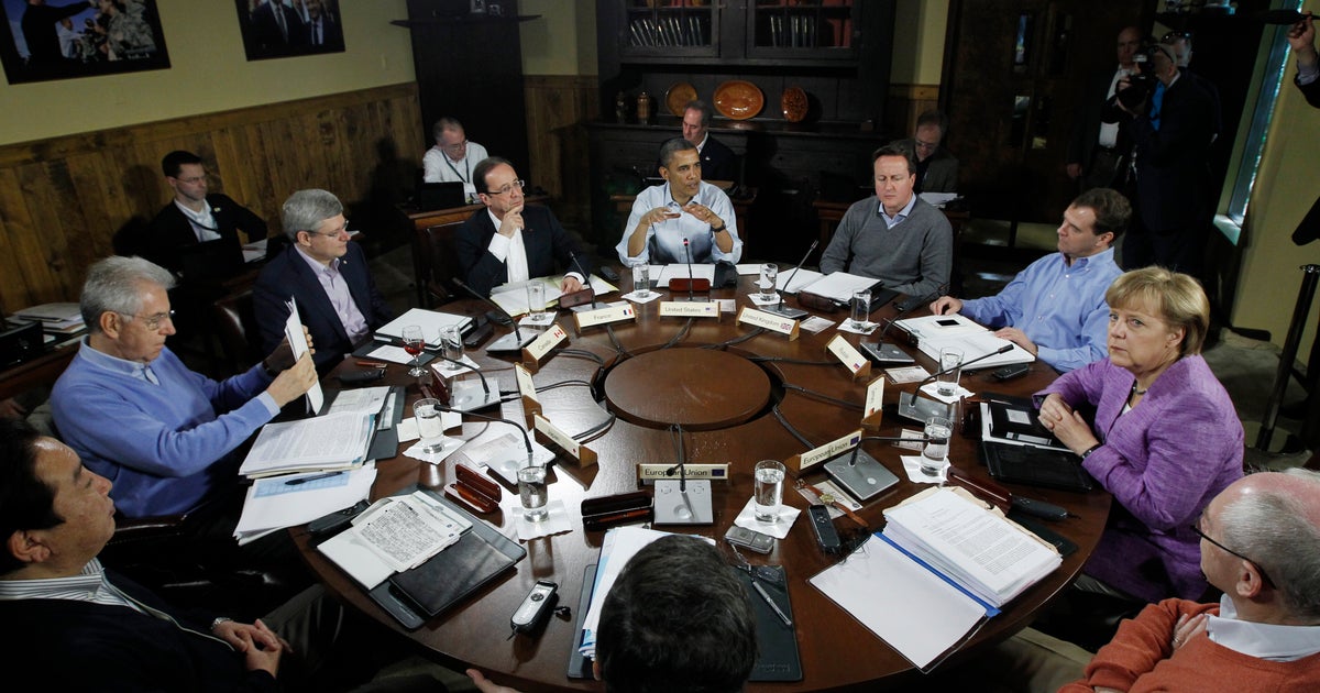 At Camp David G-8 meeting, leaders "unified" on Iran - CBS News
