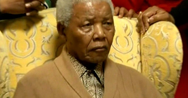 Mandela makes rare appearance for ANC celebration - CBS News