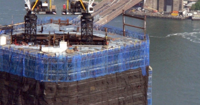 Firefighters put out blaze at One WTC - CBS News