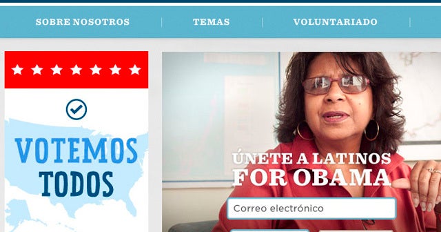 Obama campaign woos Hispanics with TV, radio ads - CBS News