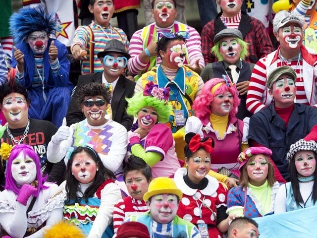 Clowns gather in Guatemala