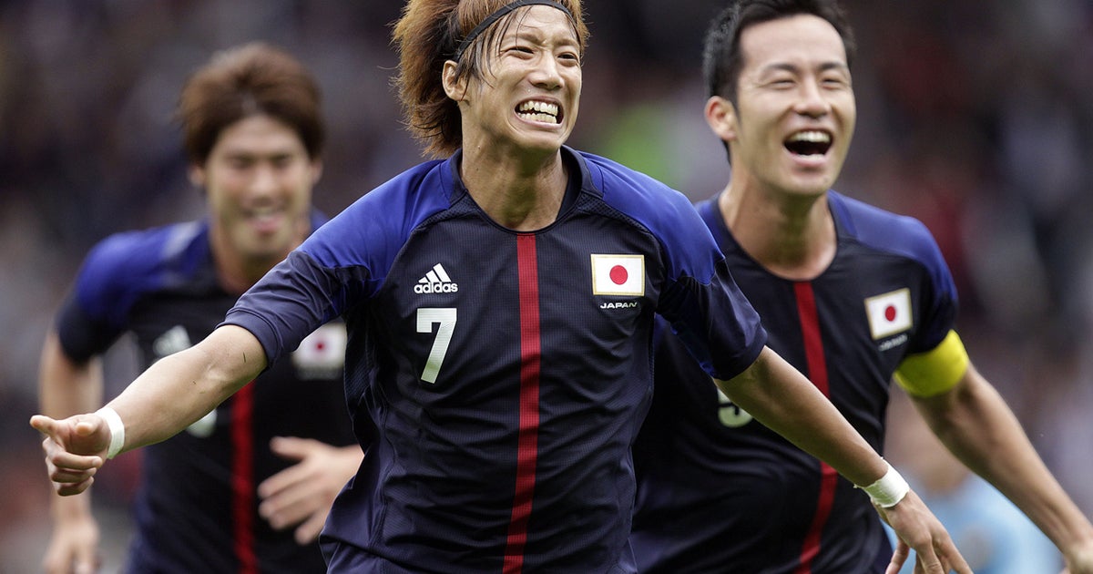 Japan men's soccer shocks Spain at Olympics - CBS News