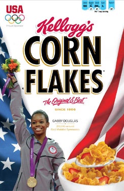 Gabby Douglas the new cover girl for Corn Flakes - CBS News