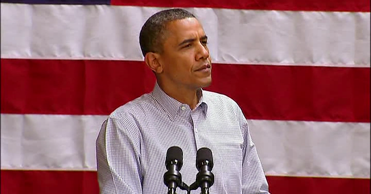 Obama welcomes "decent," "ideological" Ryan to race - CBS News